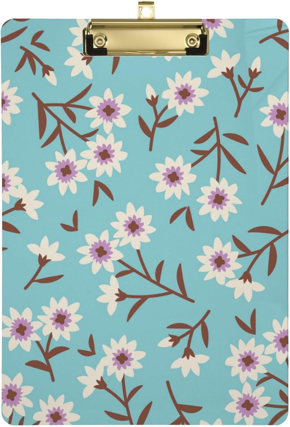 GZHJMY Wildflowers Clipboard A4 Standard Size Decorative Clipboard with ...