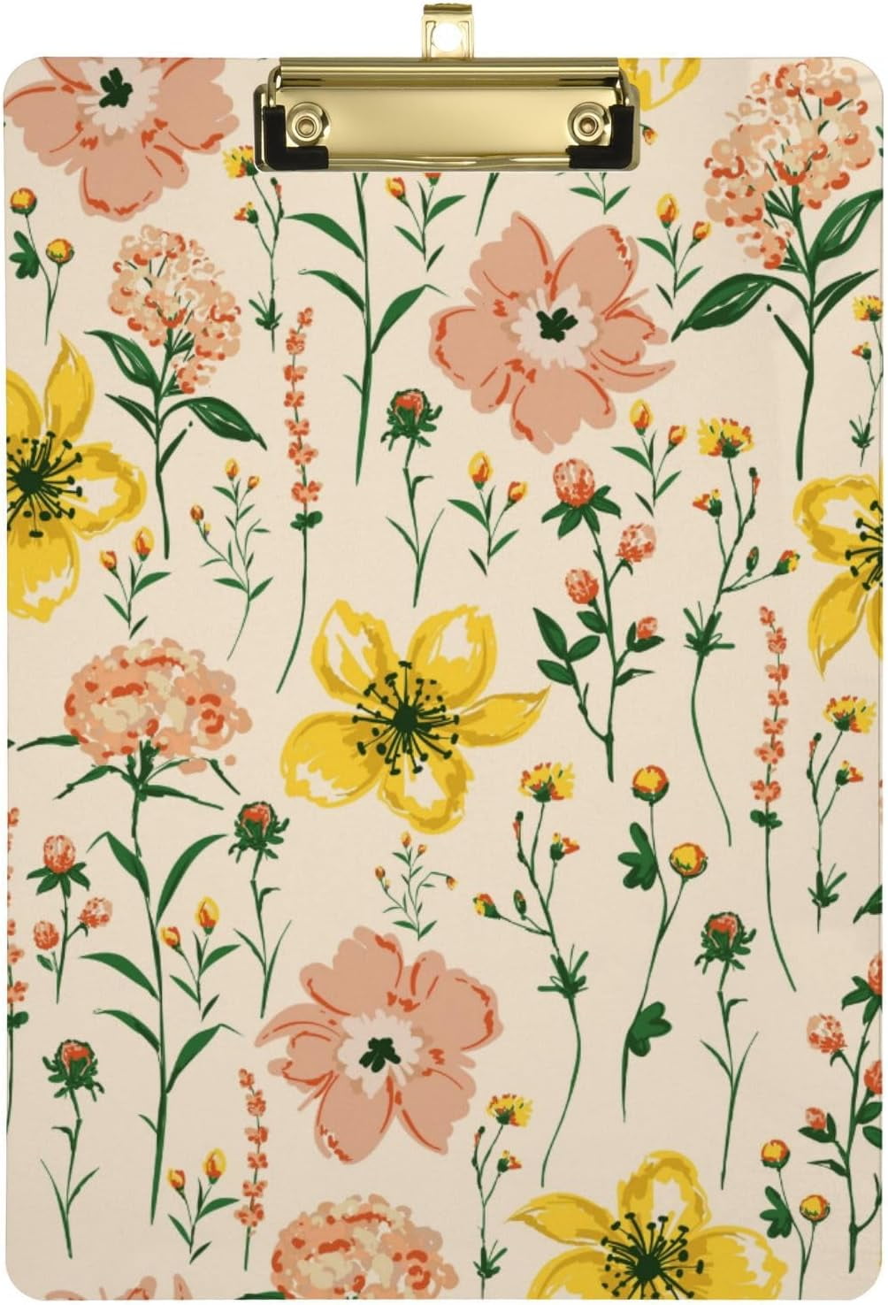 GZHJMY Wildflowers Clipboard A4 Standard Size Decorative Clipboard with ...