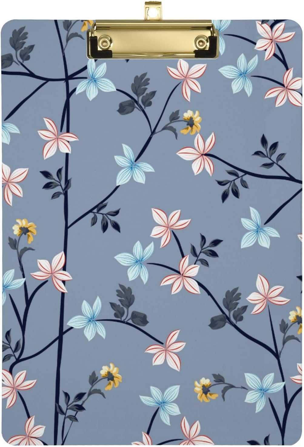 GZHJMY Wildflowers Clipboard A4 Standard Size Decorative Clipboard with ...