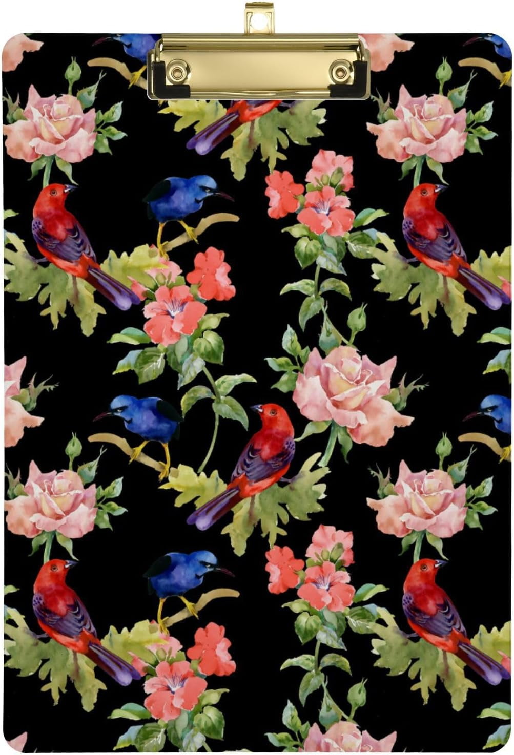 GZHJMY Wildflowers Clipboard A4 Standard Size Decorative Clipboard with ...