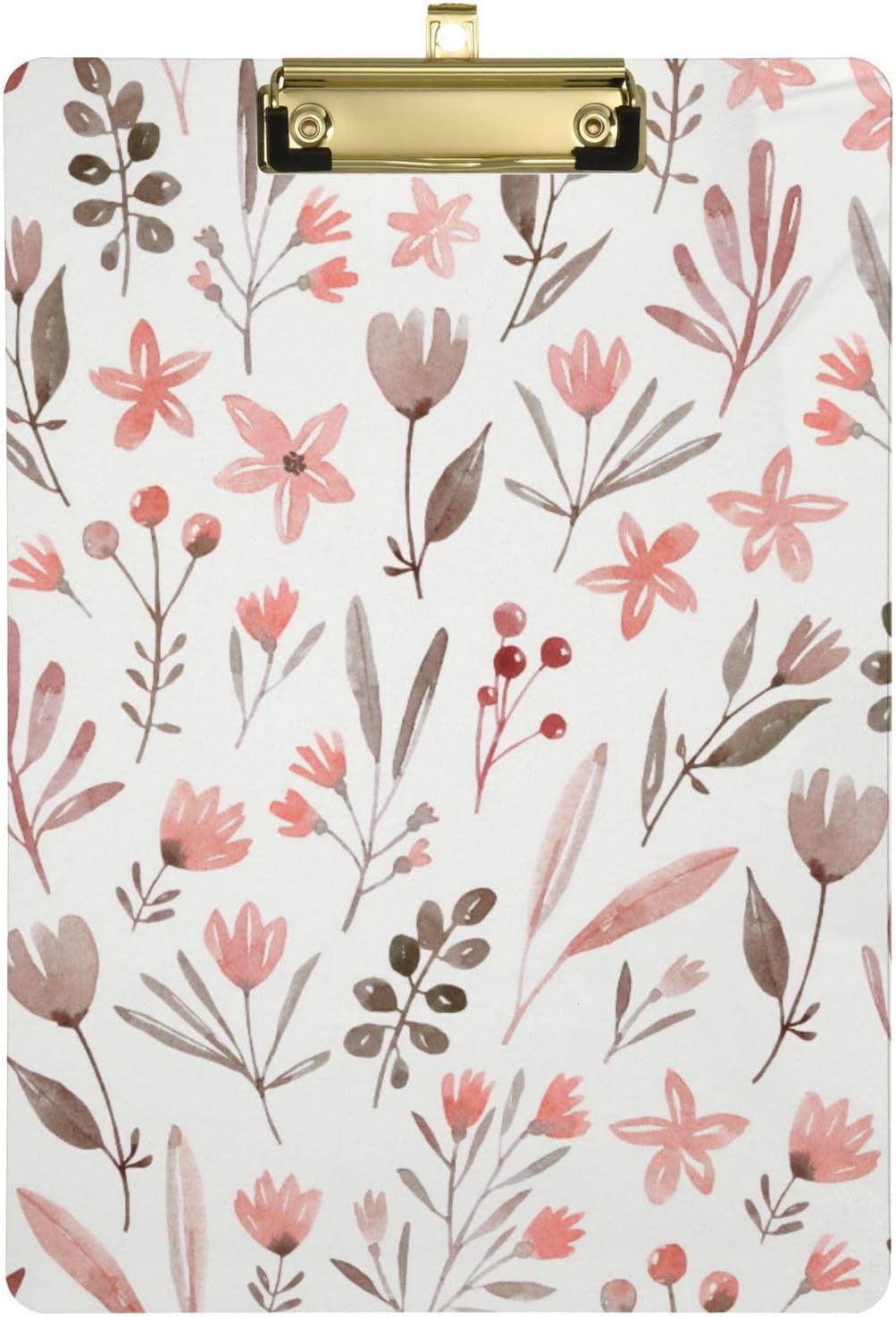 GZHJMY Wildflowers Clipboard A4 Standard Size Decorative Clipboard with ...