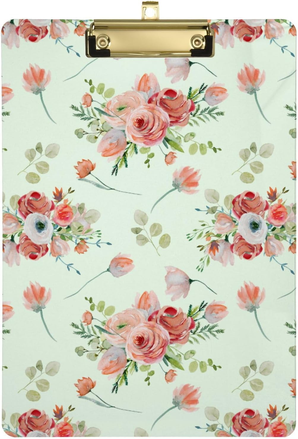 GZHJMY Wildflowers Clipboard A4 Standard Size Decorative Clipboard with ...