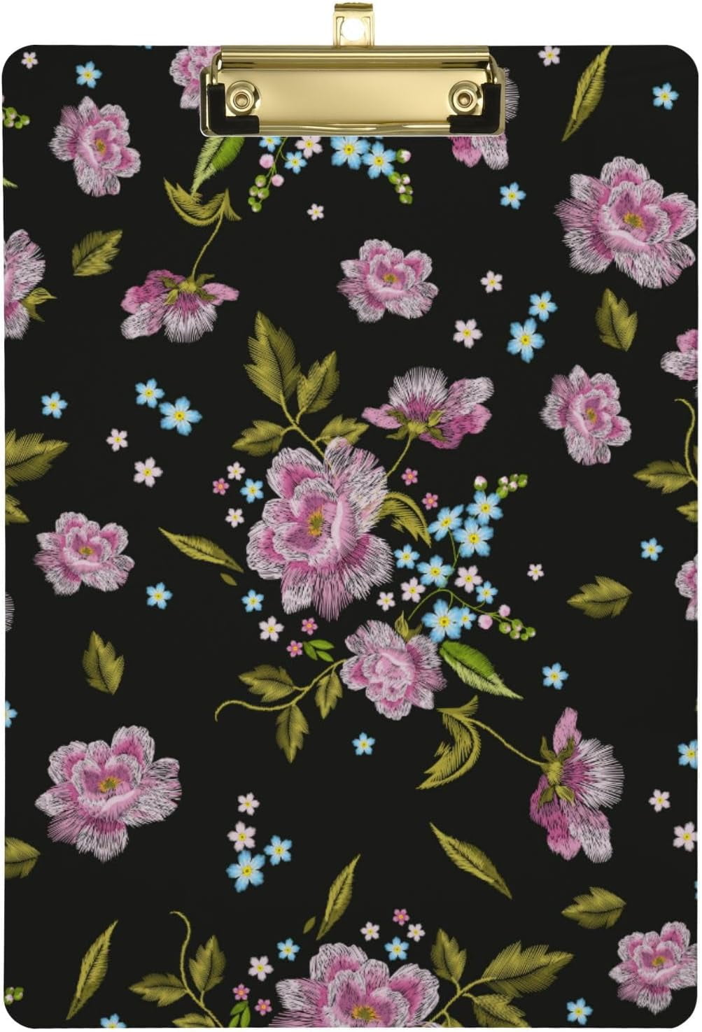 GZHJMY Wildflowers Clipboard A4 Standard Size Decorative Clipboard with ...