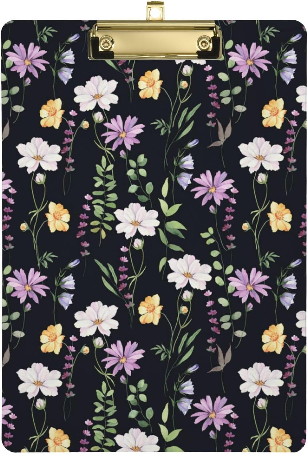 GZHJMY Wildflowers Clipboard A4 Standard Size Decorative Clipboard with ...