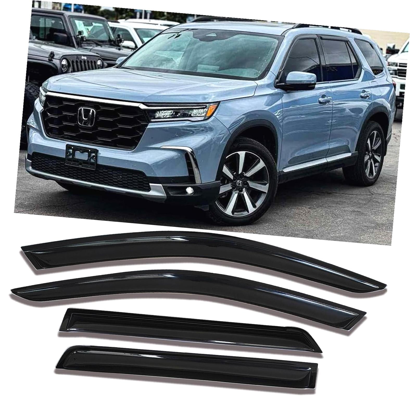 GZHJMY Window Visors Rain Guards for 2023-2024 SUV Wind and Sun ...
