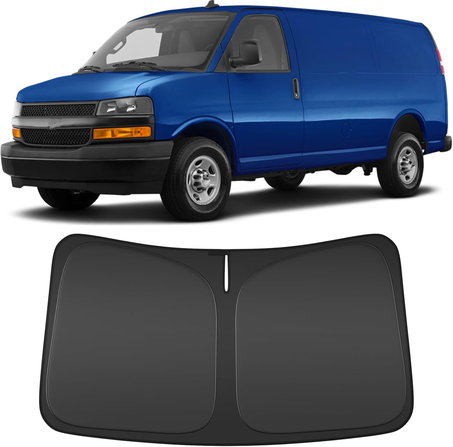 GZHJMY Windshield Sun Shade for 1996-2025 Che-vrolet/Chevy Express ...