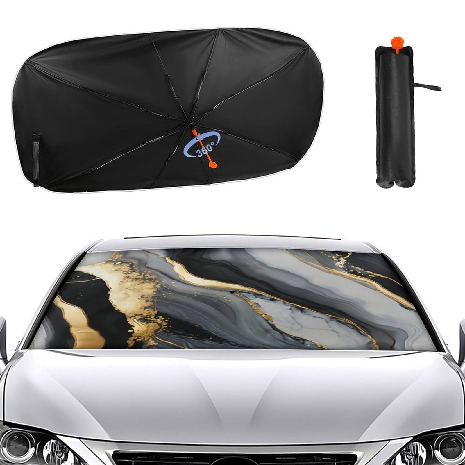 GZHJMY Windshield Sun Shade Umbrella for Car Front Window, High ...