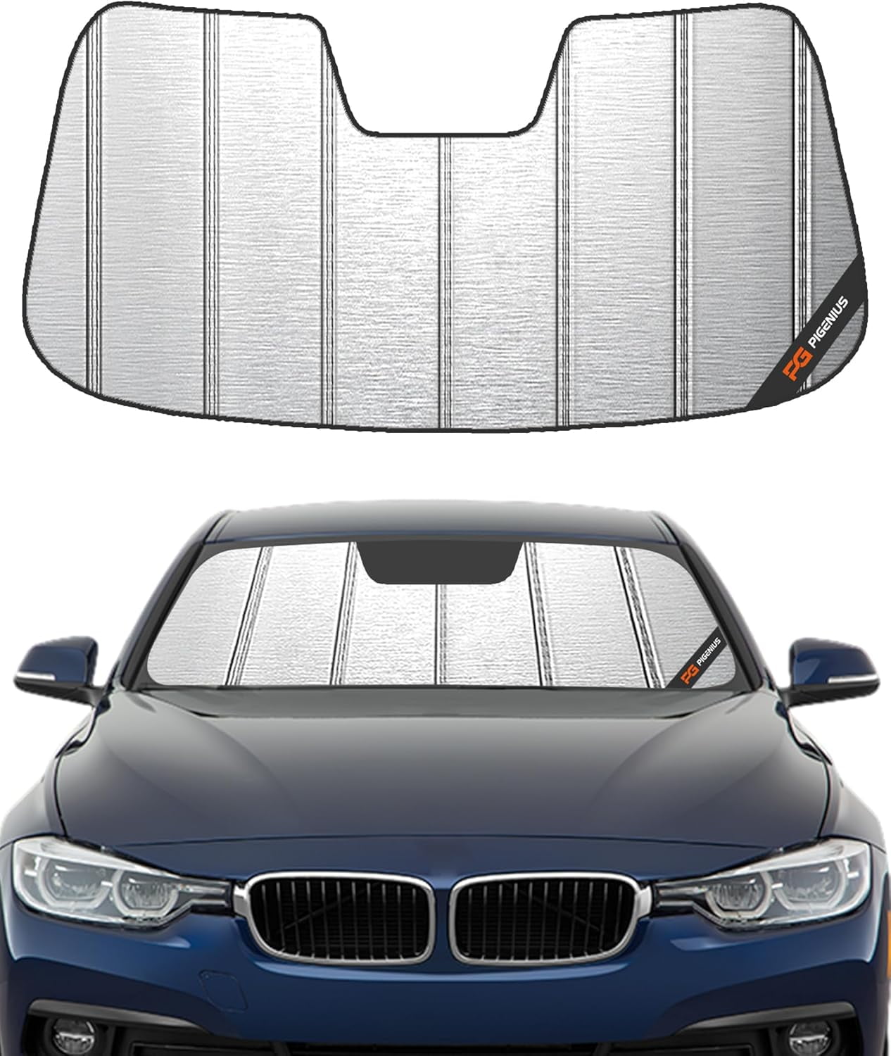 GZHJMY Windshield Sun Shade for BMW 3 Series 2012-2018,Heavy-Duty Thick ...