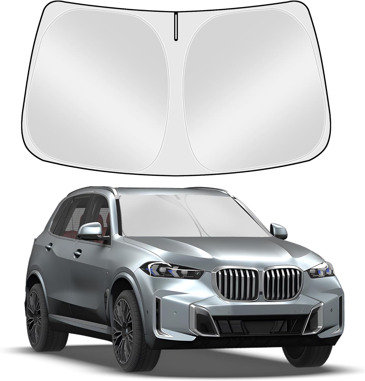 GZHJMY Windshield Sunshade for BMW X5 2019-2024 Front Window Sun Shade ...