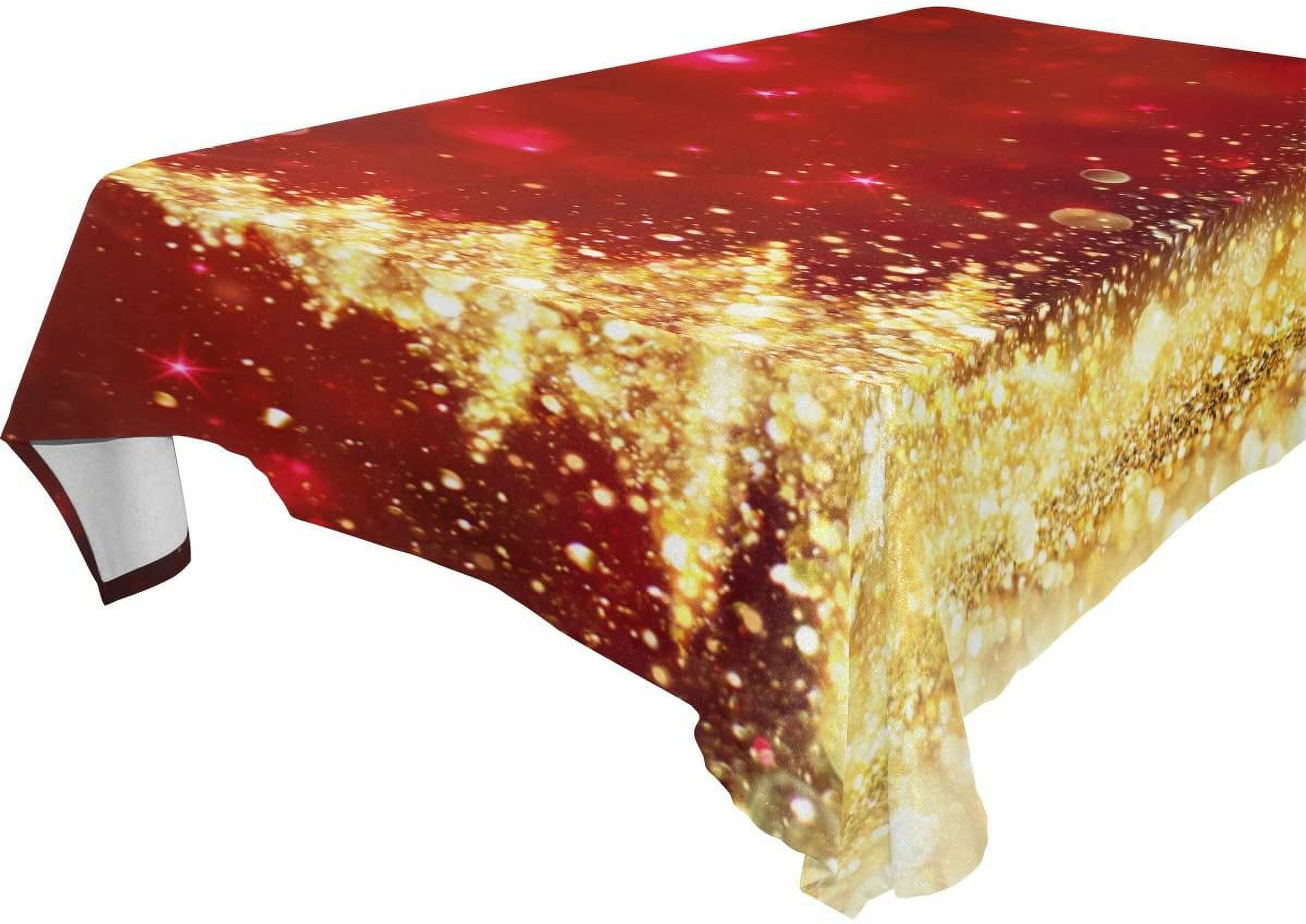 GZHJMY Winter Christmas Holiday Square Tablecloth 54"(W) x 54"(L ...