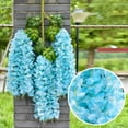 GZHJMY Wisteria Hanging 12 Pieces 3.75 Feet/Piece Artificial Wisteria ...