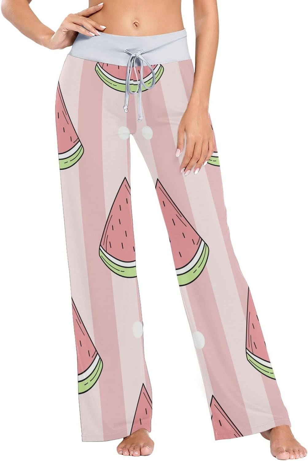 GZHJMY Women's Pajama Pants Watermelon Print Comfy Stretch Sleepwear ...