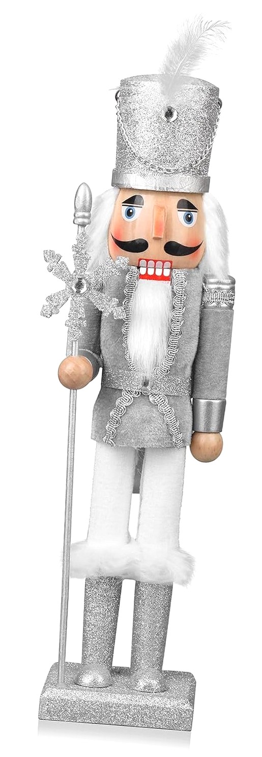 GZHJMY Wooden Christmas Soldier Decorations, 15-Inch Figure Christmas ...