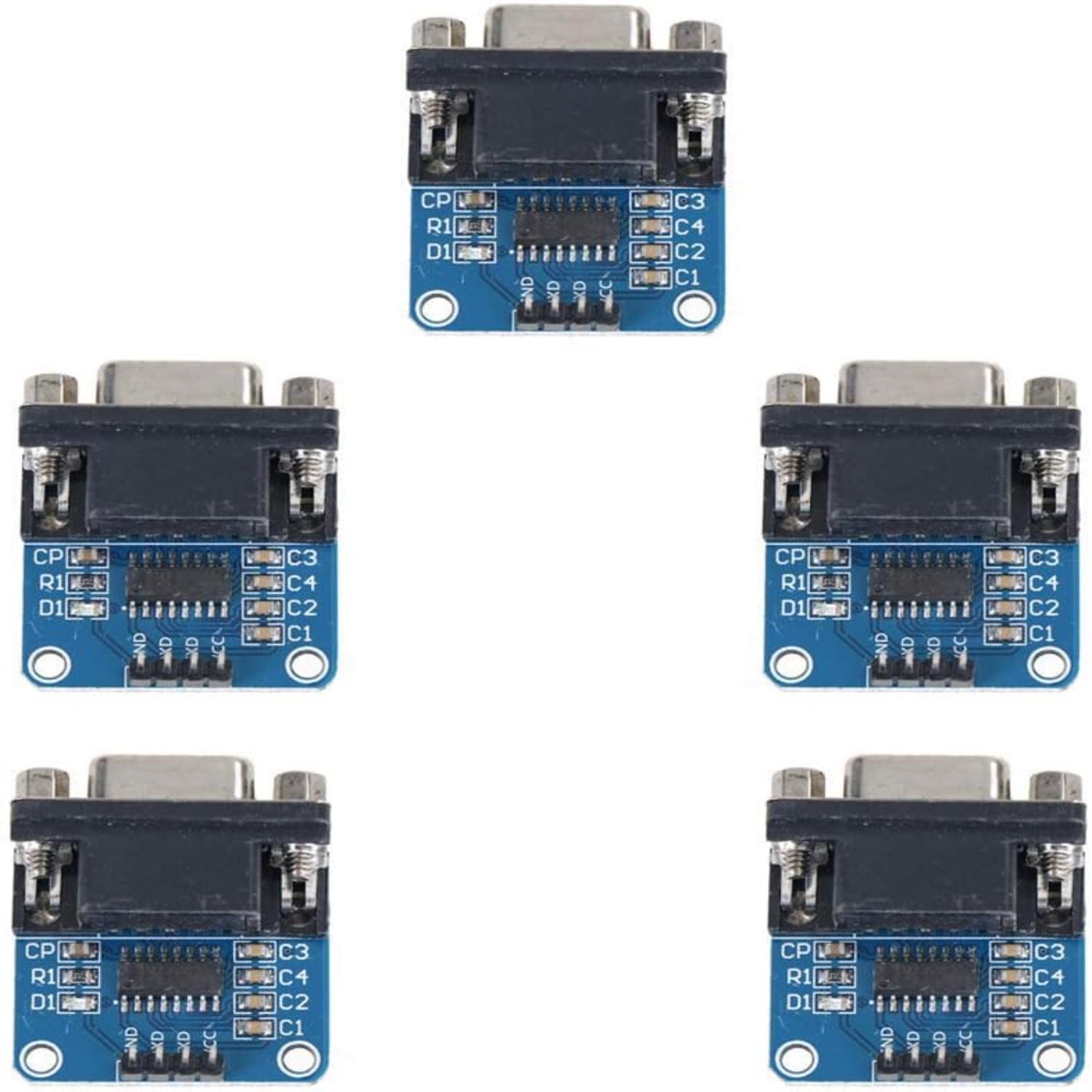 GZHOUFDXINX Compact Reliable Efficient MAX3232 Module Connector Chip RS232 to TTL Female Serial ...