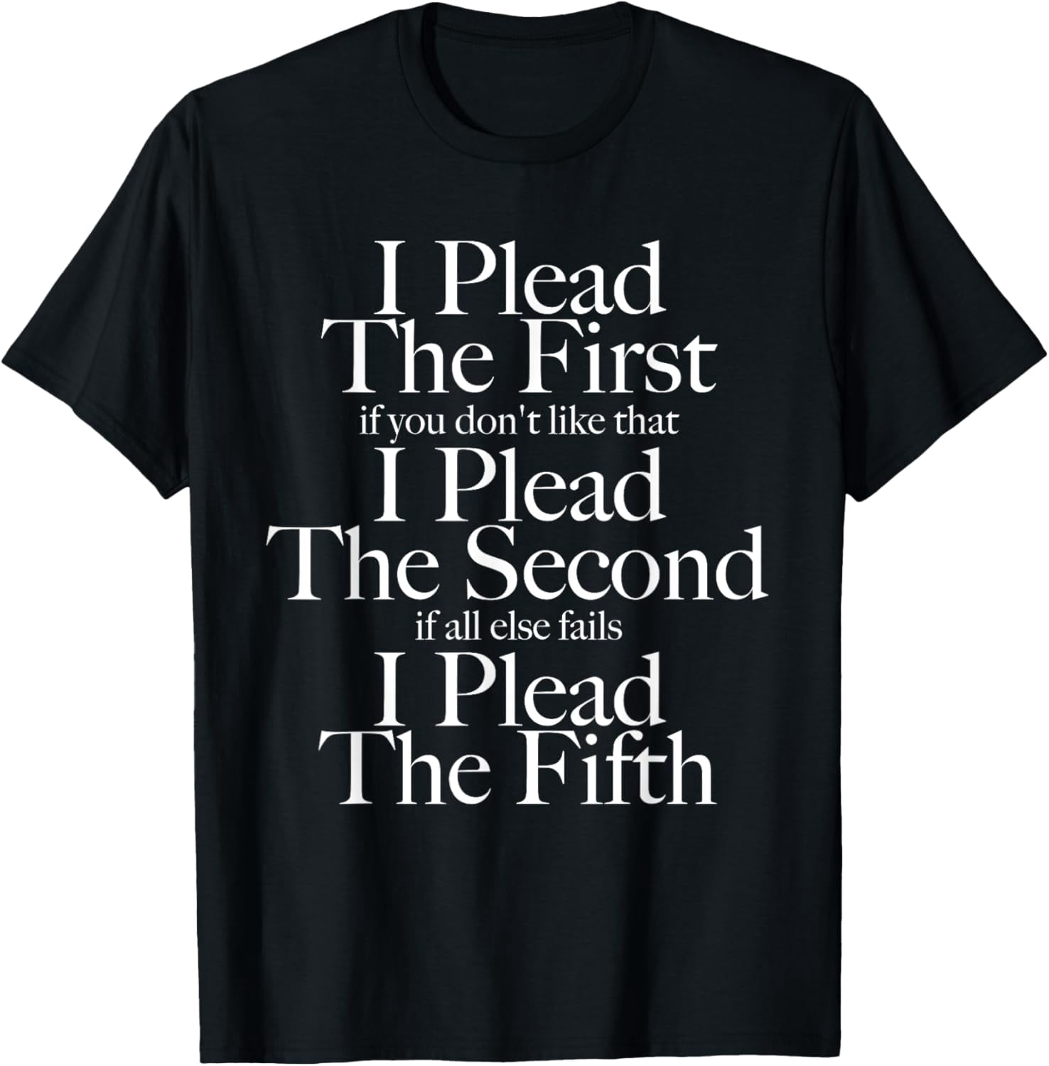GZHY I Plead The 1st Then The 2nd & The 5th Amendment graphic tee,women ...