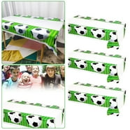 3 Pack Grass Table Cloths for Parties, Soccer Themed Birthday Party ...