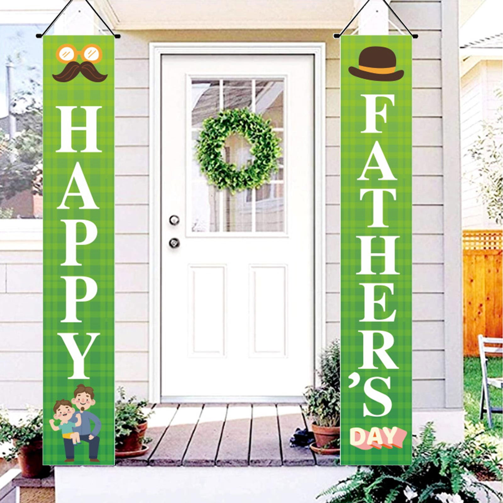 CYXLFZH Father's Day Couplets Home Decorations Party Holiday Door ...