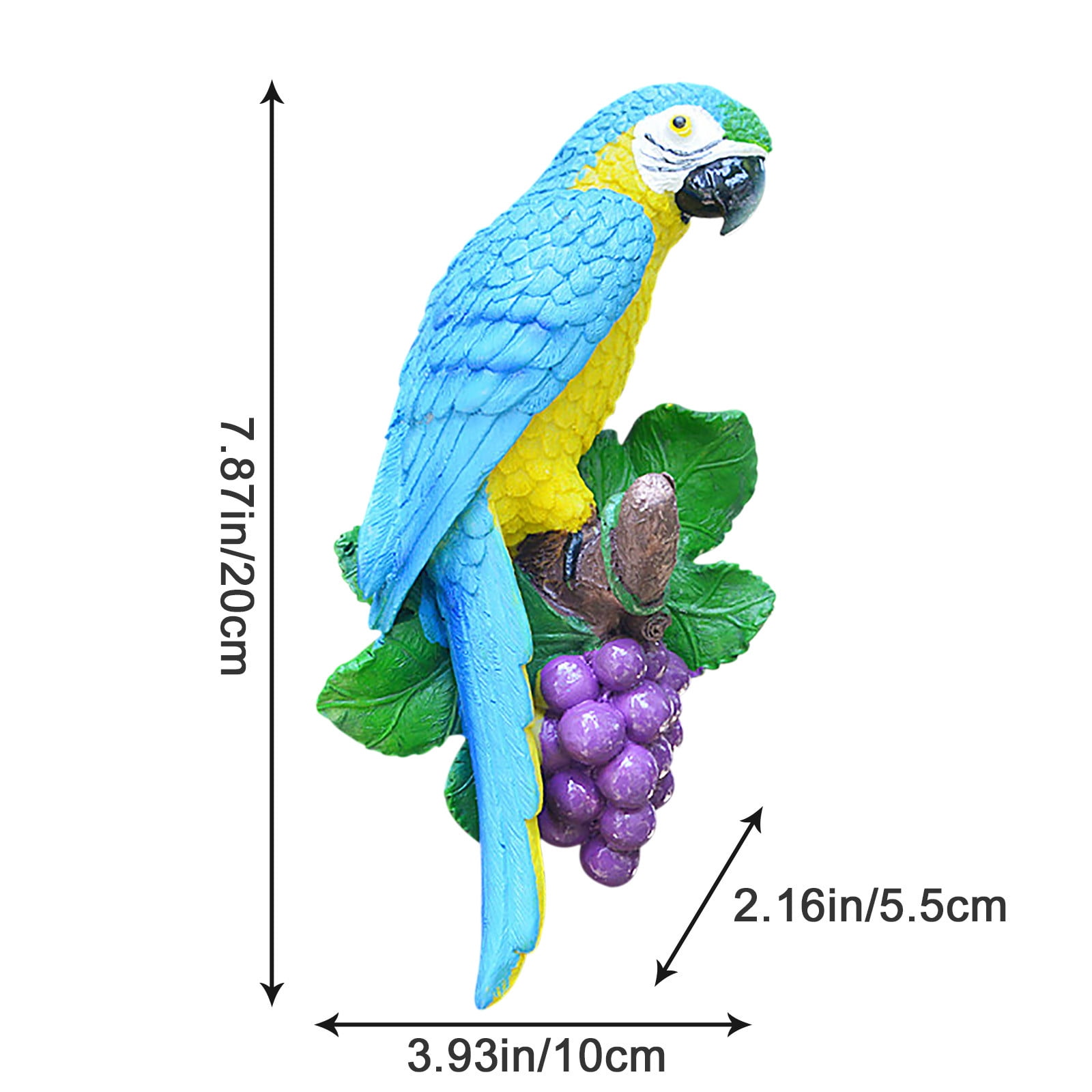 GZJCKJY Hooks Parrot Hook Home Decoration Gardening Landscape Sculpture ...