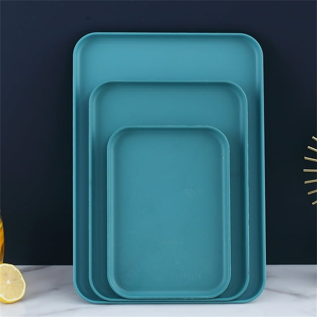 GZJCKJY Plastic Serving Trays, Fast Food Tray, Heavy Duty Platters ...