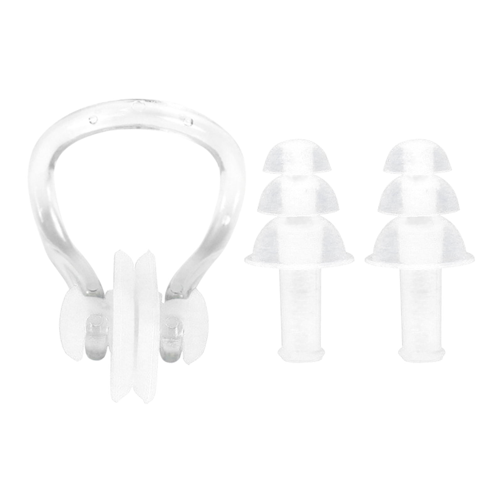 GZKN 1 Set Earplugs Nose Clip Set Protective Safe Anti-fade ...