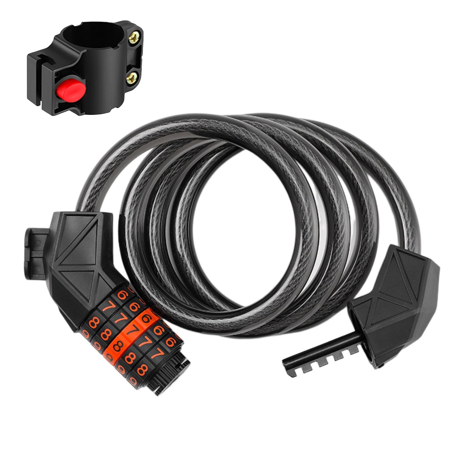 GZKN Bicycle Chain Lock Five-digit Combination High Safety Performance ...