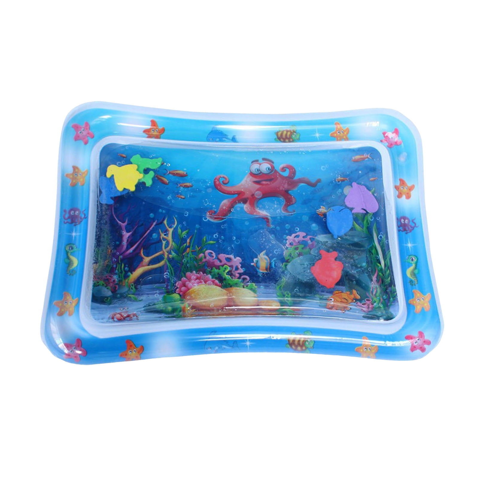 GZKN Water Sensory Playmat Interactive Cat Toys Self Play Mat with Sea ...