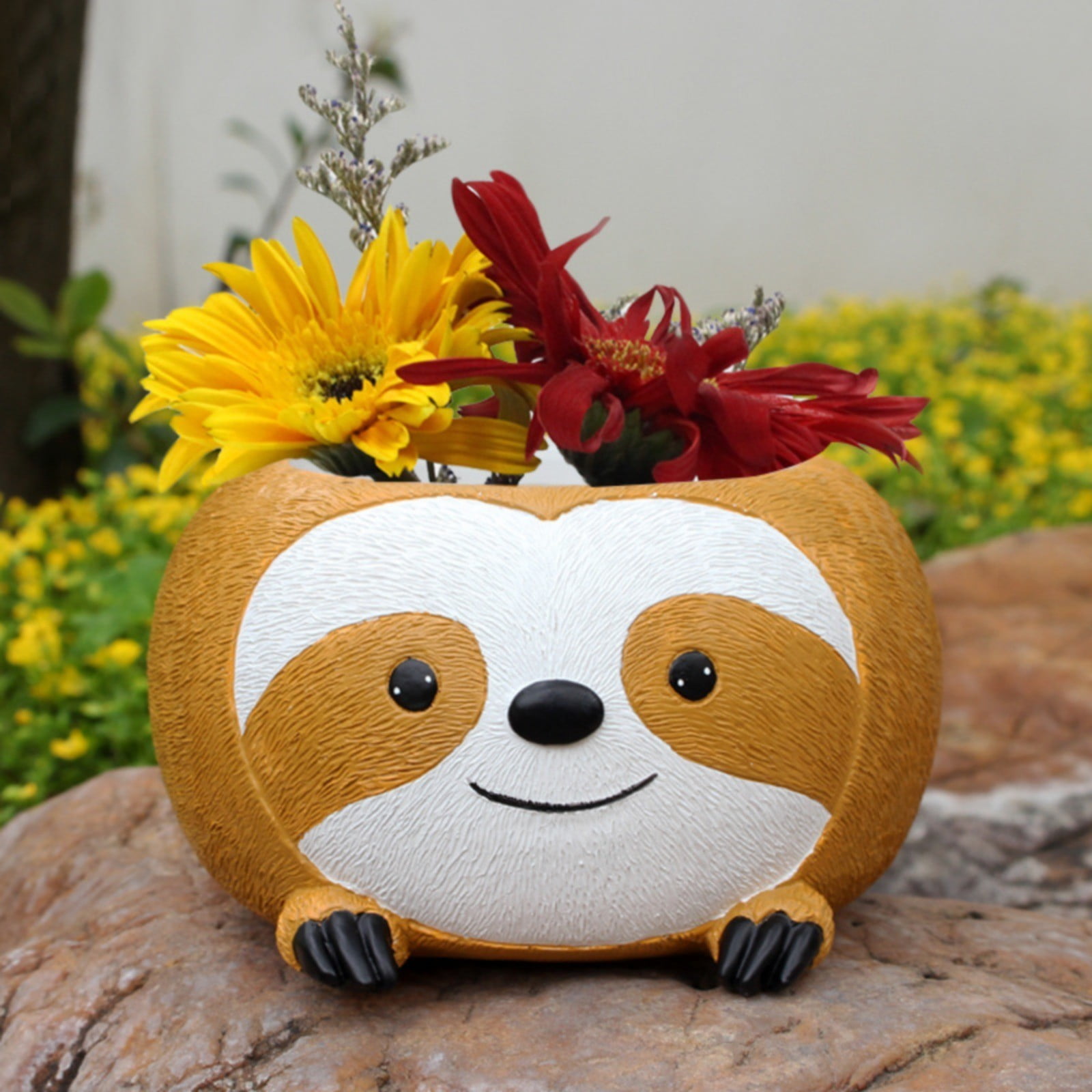 GZQJFMY Flower Pots Creative Animals Sloths Succulent Flower Pots ...