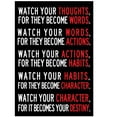 GZQJFMY Hangs 19Inch Your Poster Motivational Watch 13 Thoughts X Other ...