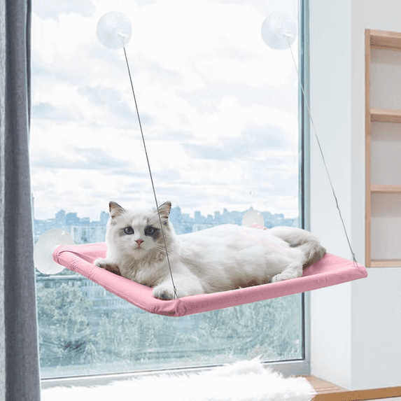 Brother Teddy 13.78"x21.65" Cat Window Bed Foldable Cat Window Hammocks ...