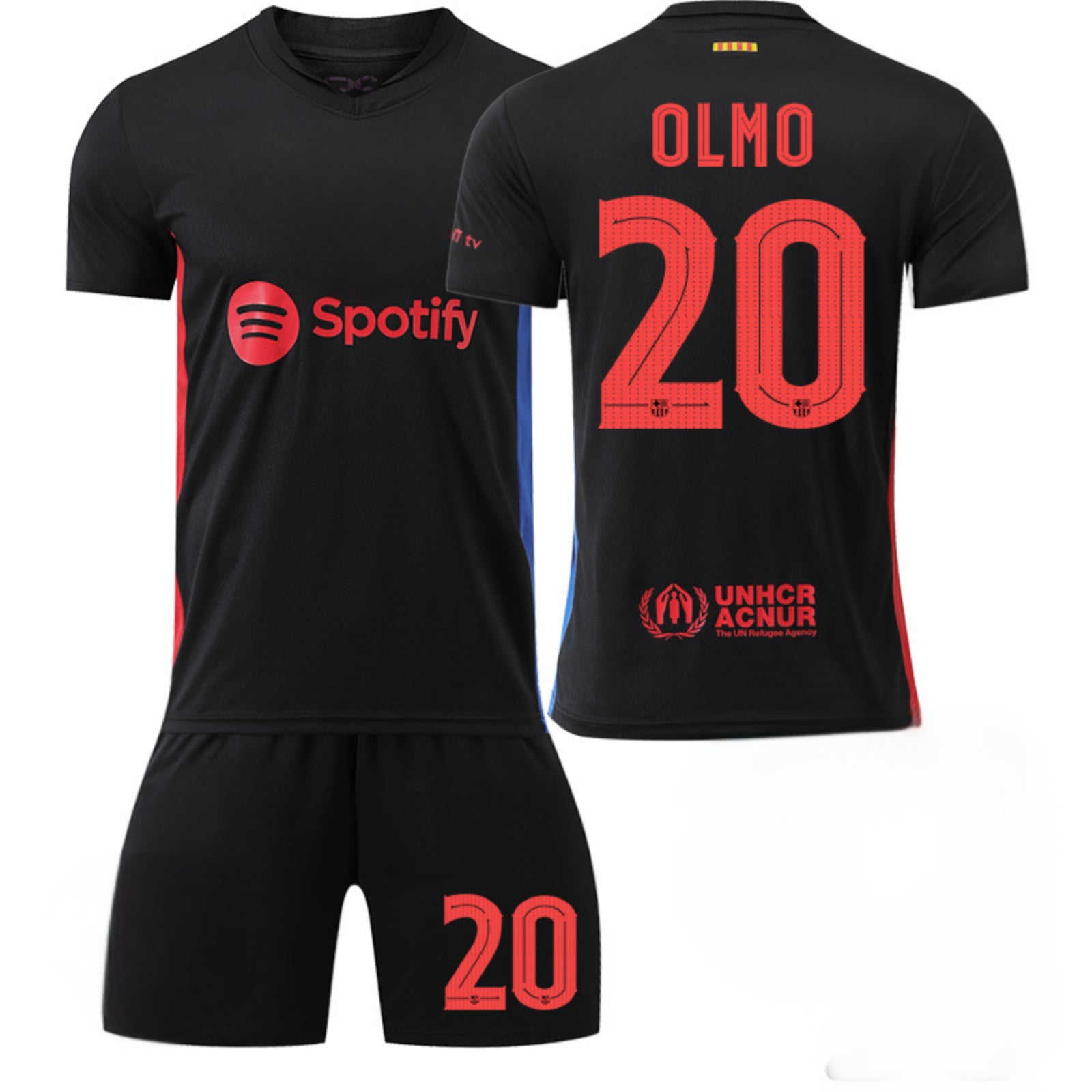 GZSL 2425 Barcelona Away Football Training Kit, Number # 20 Soccer ...