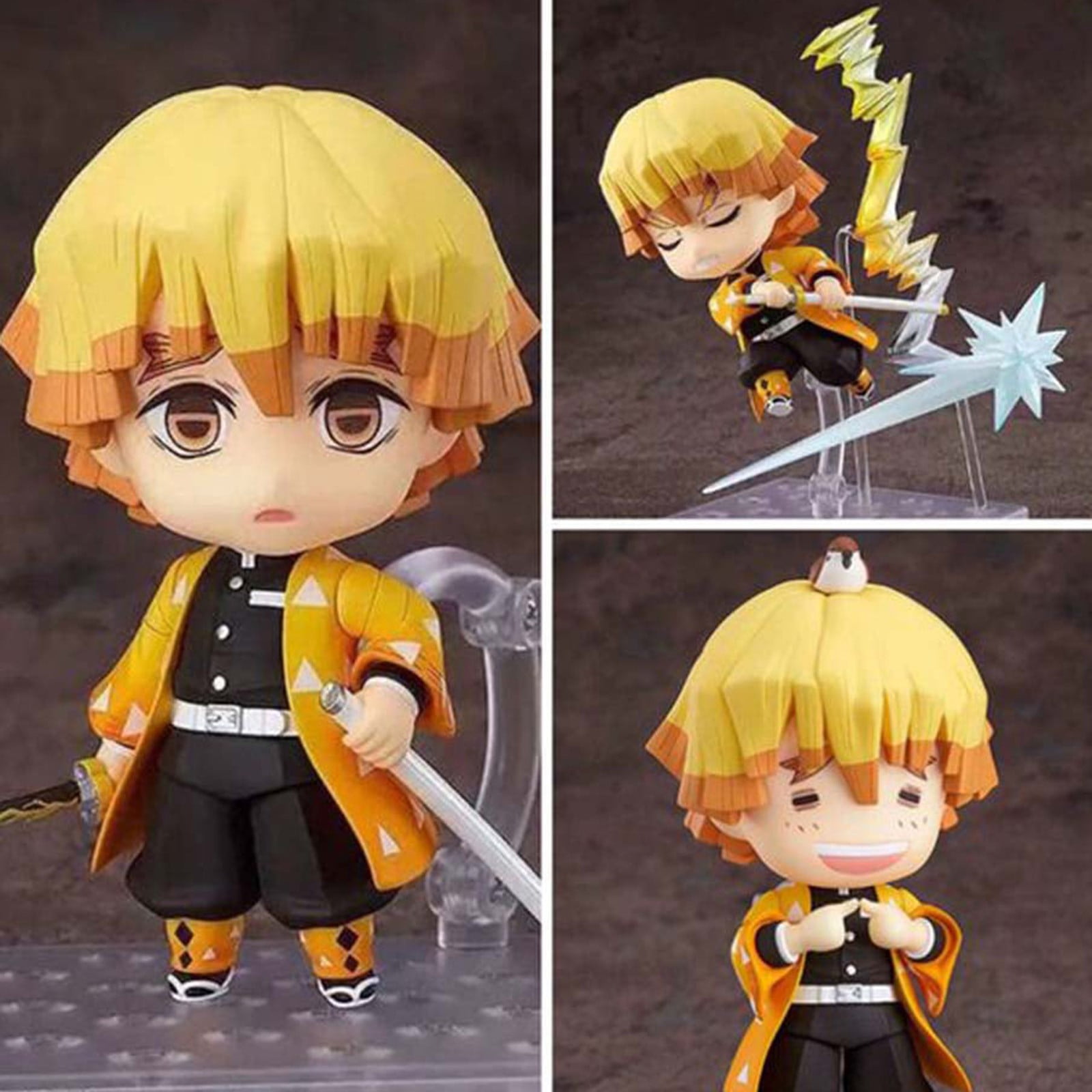 GZSL Demon Slayer Anime Figures,Demon Slayer Series - Chibi Zenitsu ...