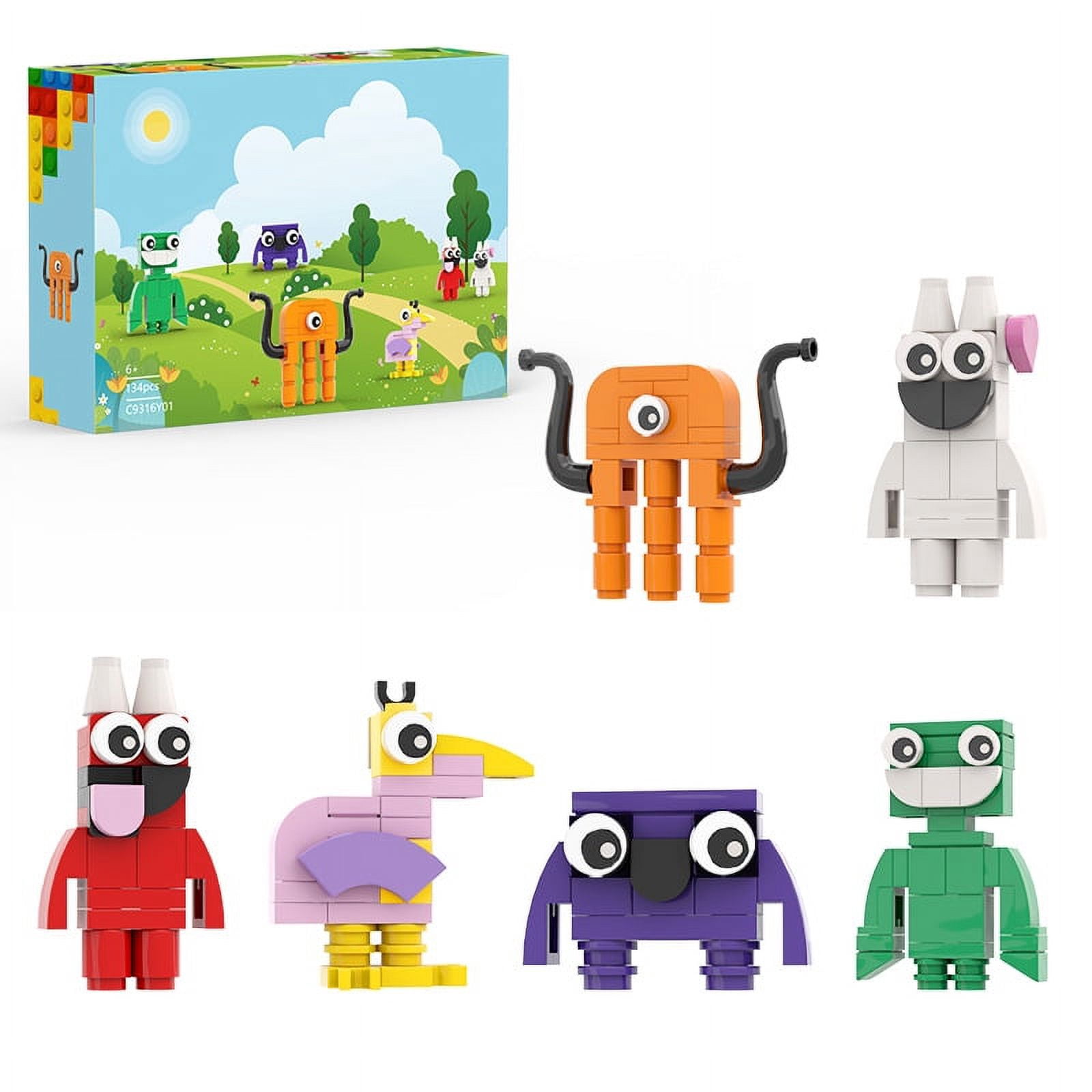 GZTOYS Cartoon Ban Building Blocks Kit Interlocking Block Building Sets ...