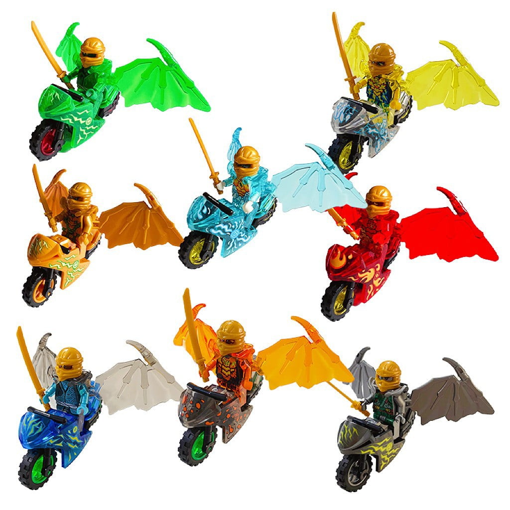 GZTOYS Ninjia Warrior Action Figure Sets, Multicolor, 8 Count - Walmart.com