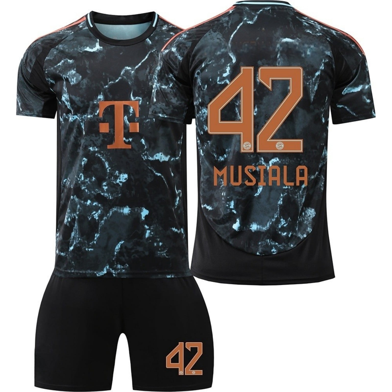 GZTY 2425 Munich Soccer Club Jerseys 2 Piece Sets, Number 42 MUSIALA ...