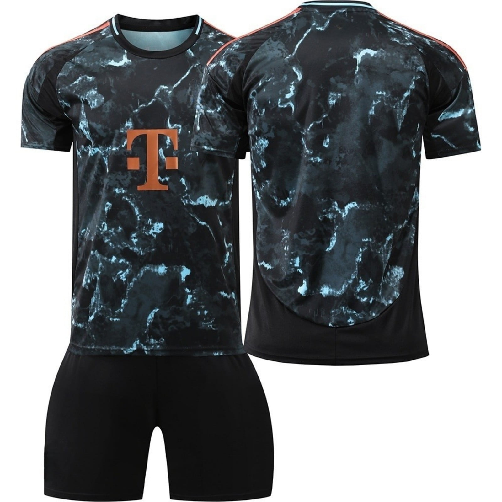 GZTY 2425 Munich Soccer Club Jerseys 2 Piece Sets, Number None Printed Short Sleeve Tops Shorts ...