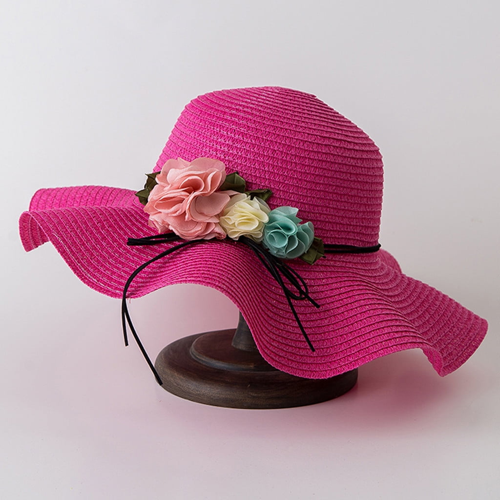 GZWYHT Baseball Caps,Trucker Hats Ladies Wide Straw Foldable Travel ...