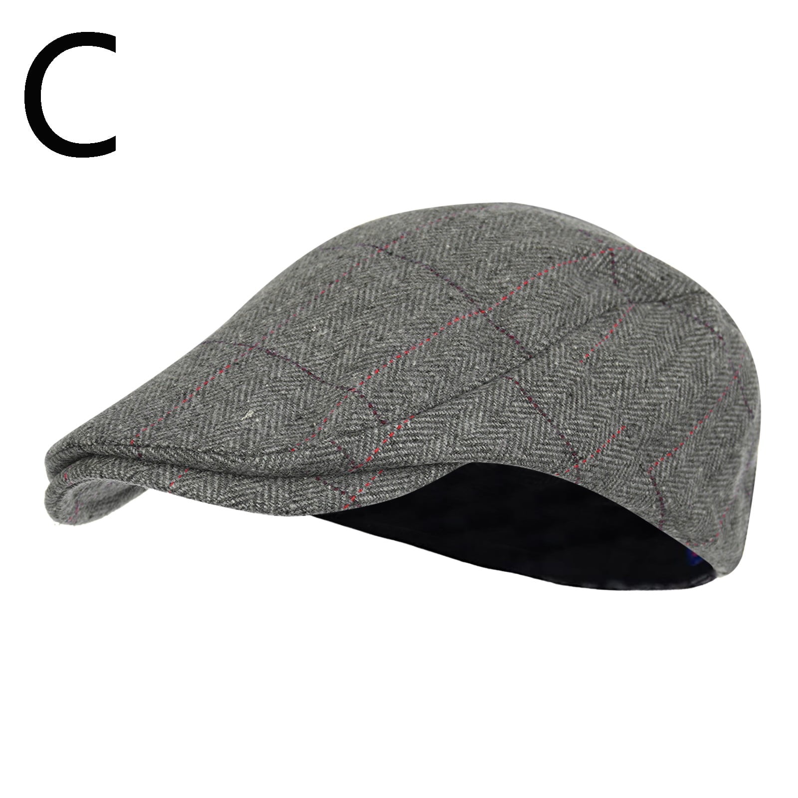GZWYHT Beret Hats,French Style Beanie Hats Men Women Soft Plaid Retro ...