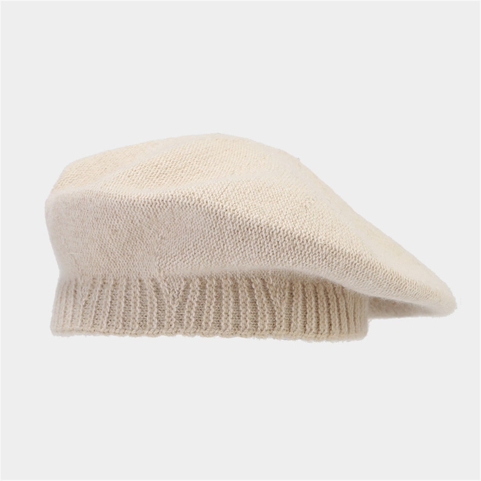 GZWYHT Beret Hats,French Style Beanie Hats Women's Solid Color Knitted ...