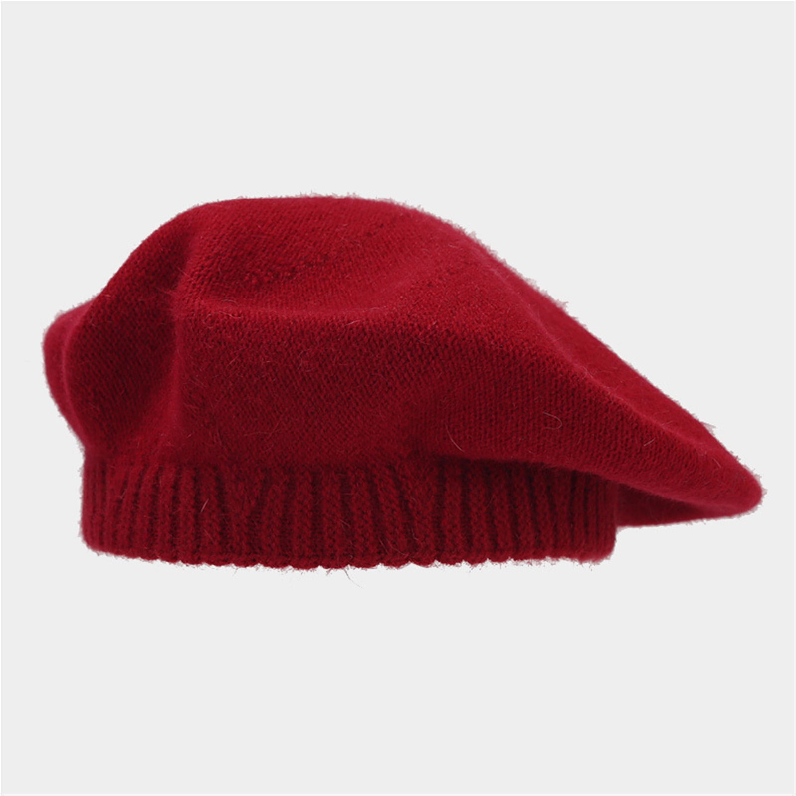 GZWYHT Beret Hats,French Style Beanie Hats Women's Solid Color Knitted ...