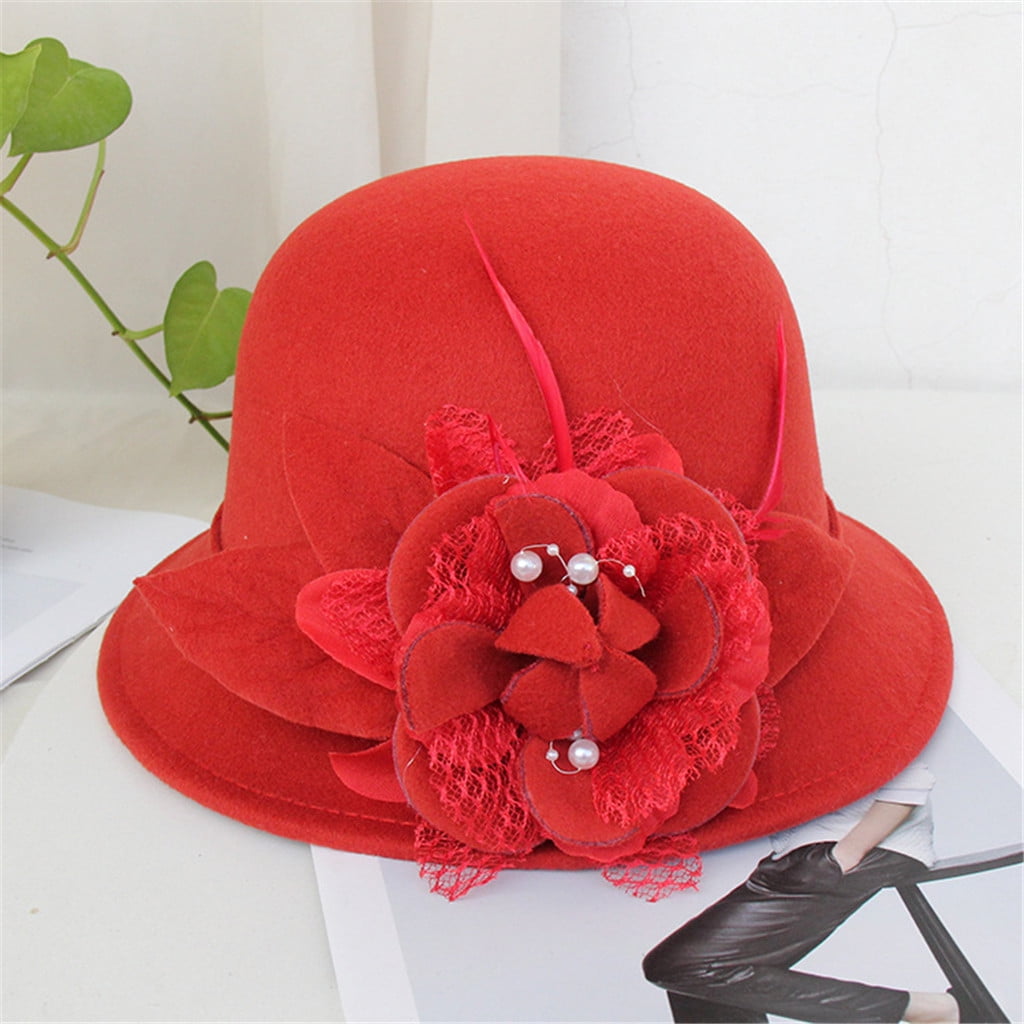 GZWYHT Bucket Hats,Fascinators Hats Women Fashion Beret French Style ...