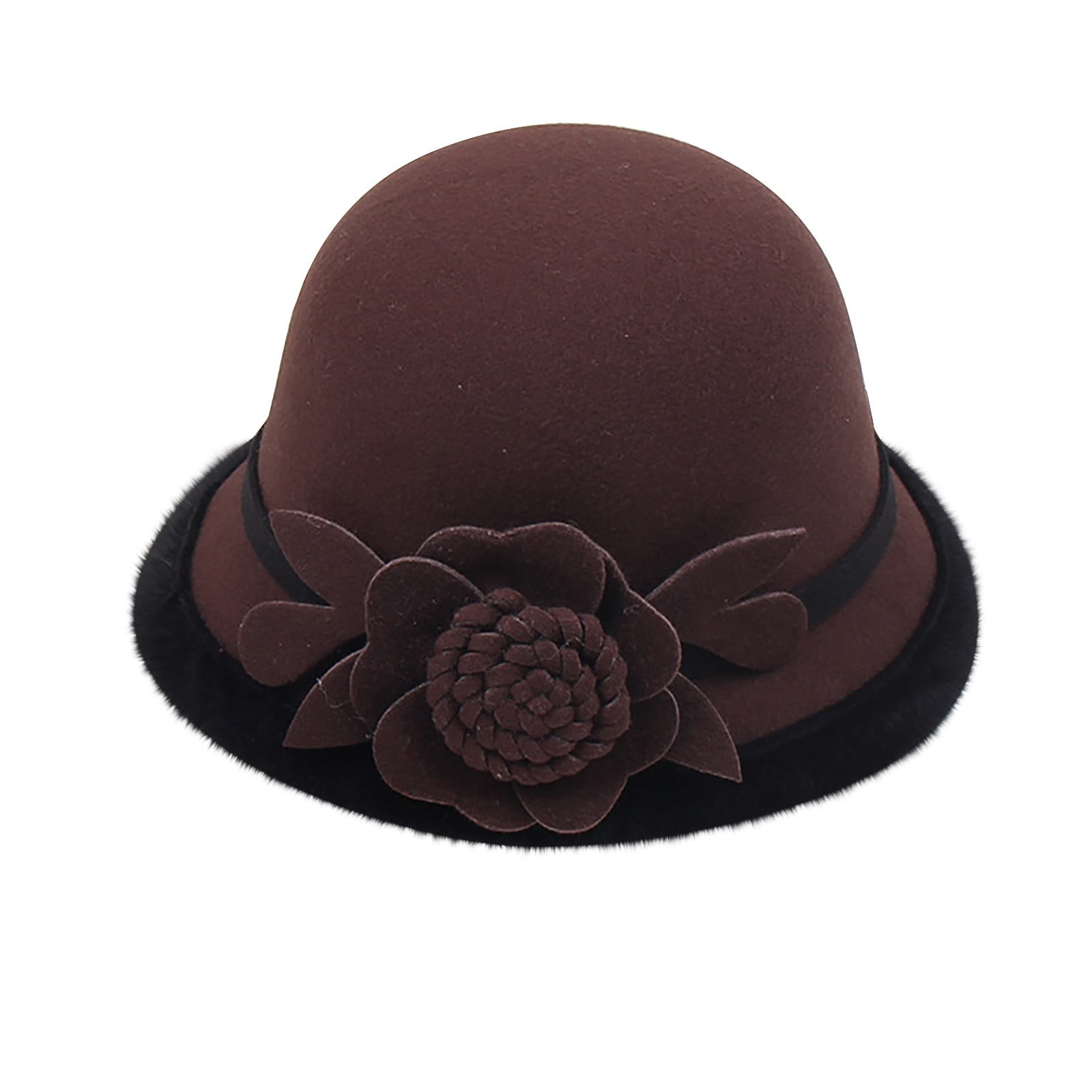 GZWYHT Bucket Hats,Fascinators Hats Women'S Autumn And Winter Flowers ...