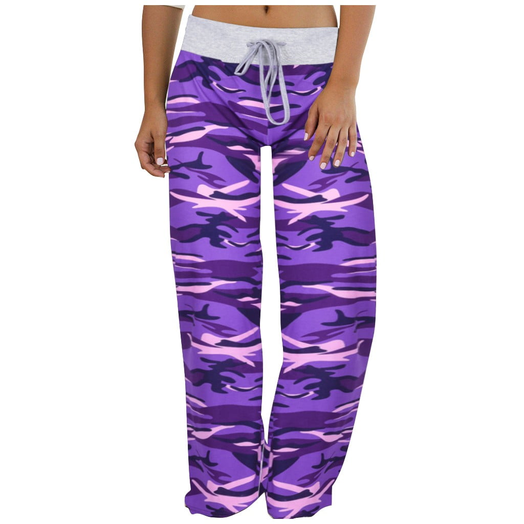 GZWYHT Cargo Pants Women,Wide Leg Pants,Fashion Womens Comfy Stretch ...