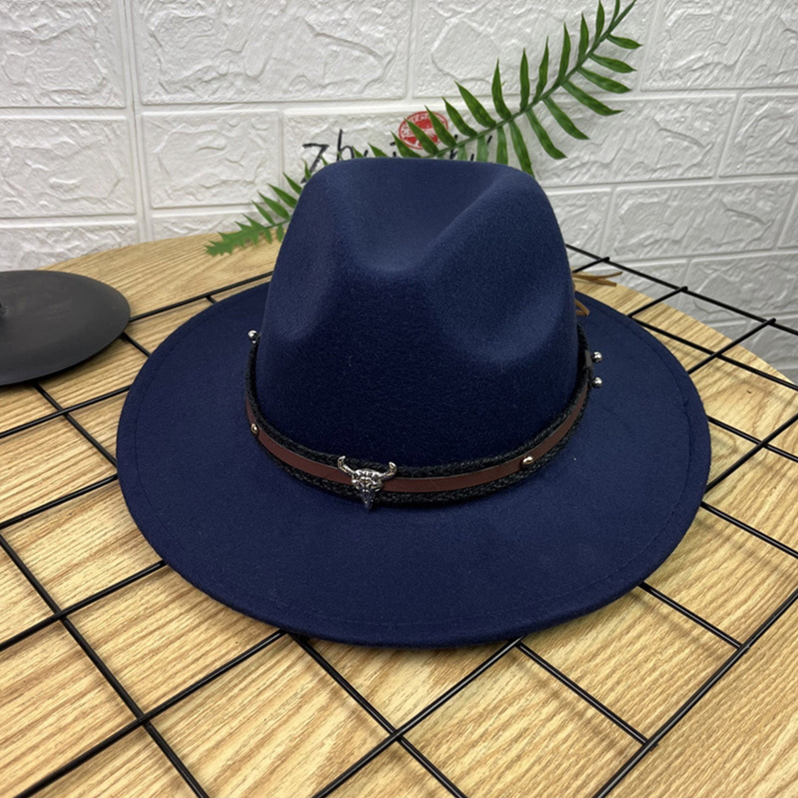 GZWYHT Cowboy Hats,Fascinators Hats Fashionable Fedora Fedoras Men Wide ...