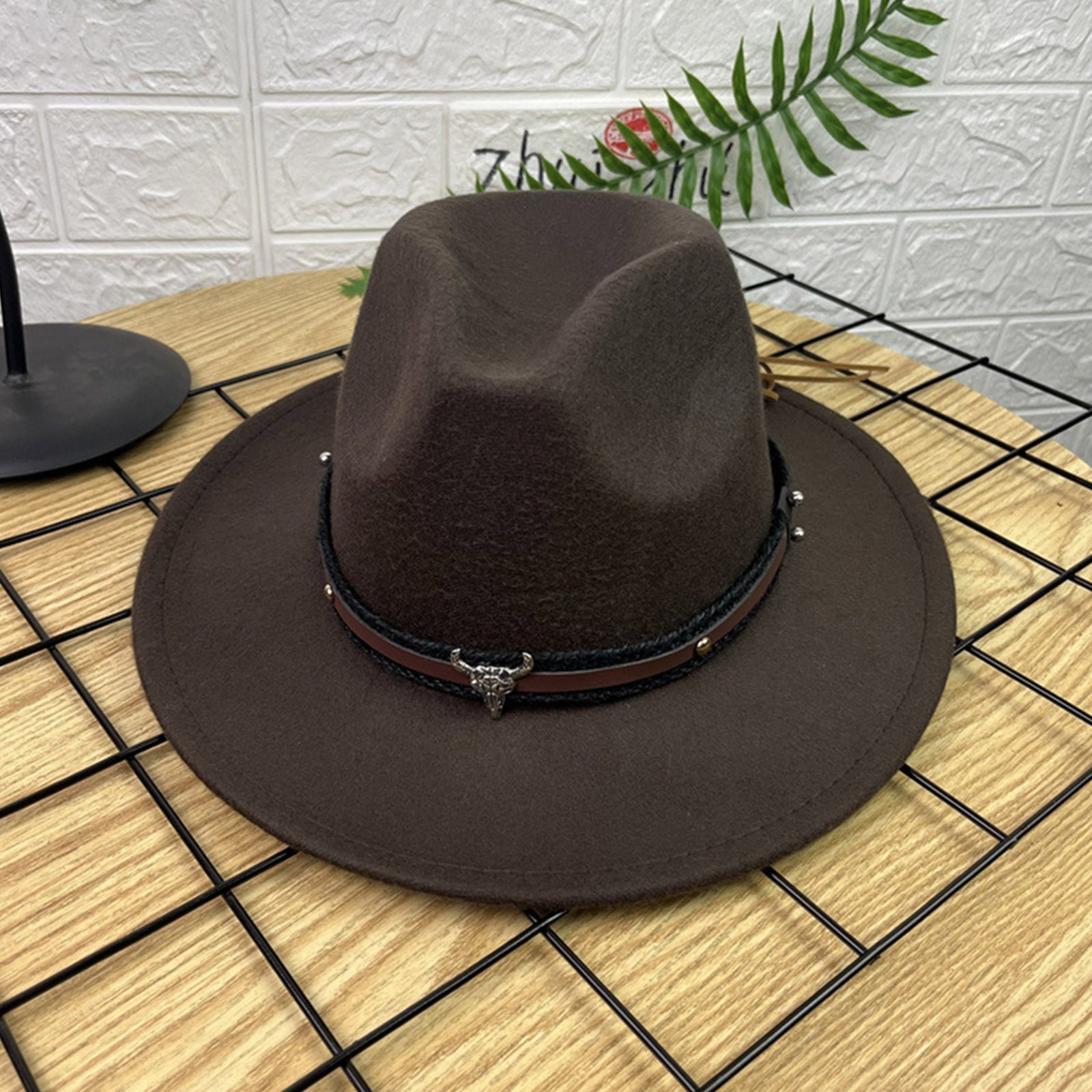 GZWYHT Cowboy Hats,Fascinators Hats Fashionable Fedora Fedoras Men Wide ...