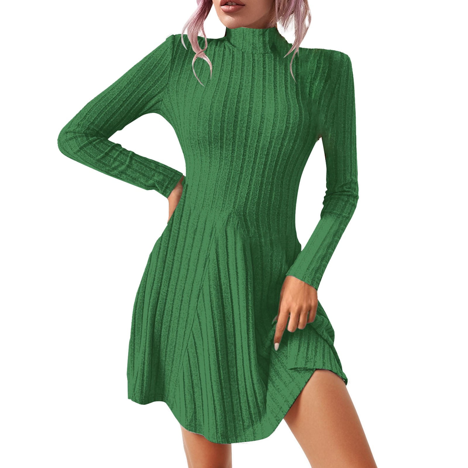 Gzwyht Dresses For Women 2024midi Dresses Women Winter Spring Sexy Low Cut Dress With Slip