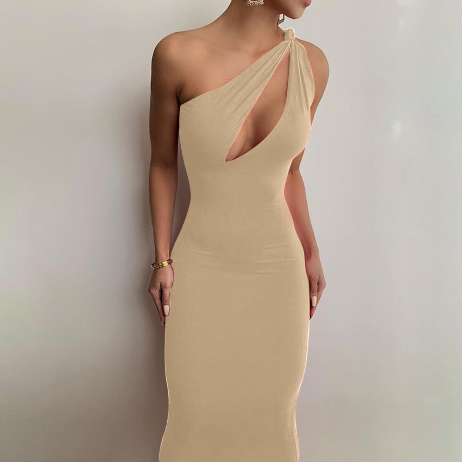 Gzwyht Dresses For Women 2024 Prom Dresses Women Fashion Sexy Cutout