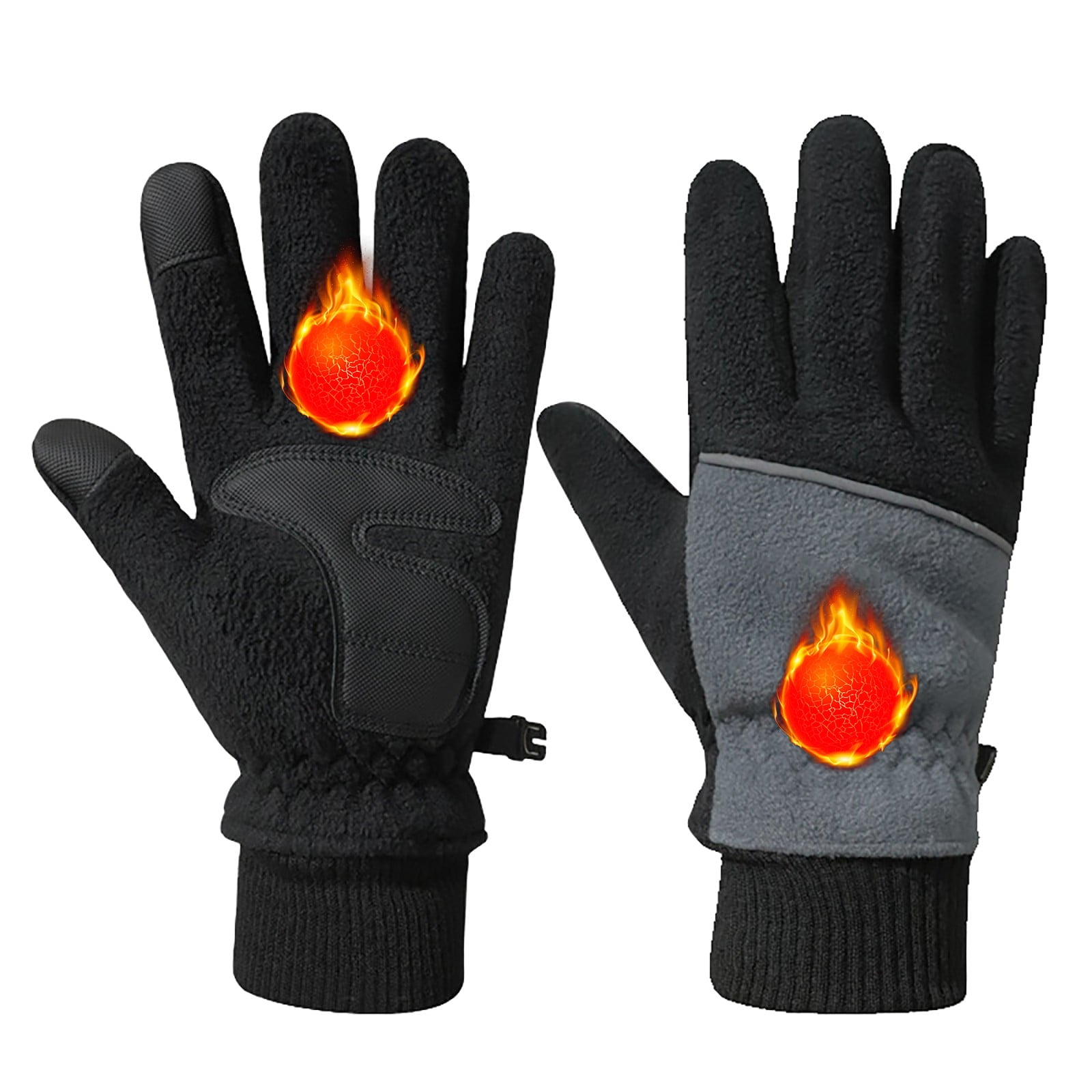 GZWYHT Gloves for Cold Weather,Winter Gloves Winter Full Finger Fleece ...