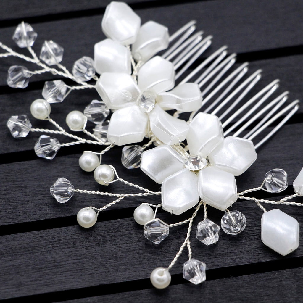 GZWYHT Headbands for Women,Hair Accessories Crystal Pearl Flower Hair ...