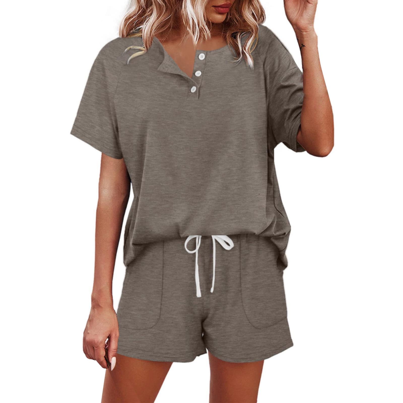 GZWYHT Lounge Sets for Women Comfy Sets for Women Clothing Two Outfits ...