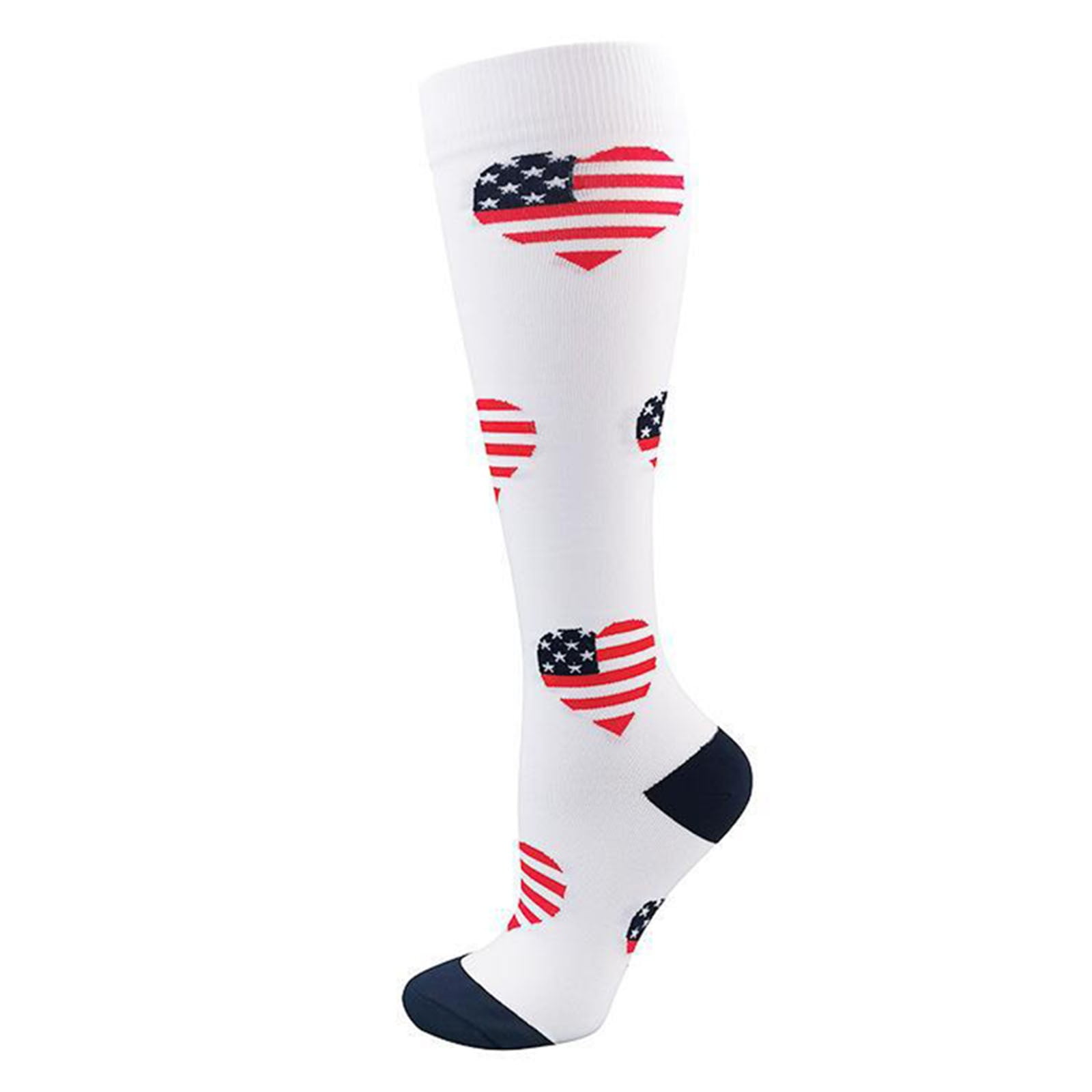 Gzwyht Running Socks Crew Socks American Flag Socks For Men Women And